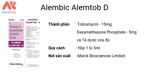 Thuốc Alembic Alemtob D - Liều dùng, lưu ý, hướng dẫn, tác dụng phụ ...