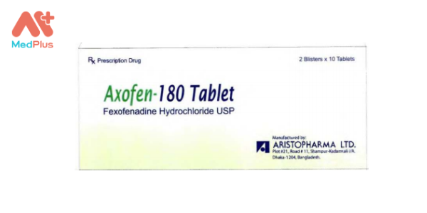 Thuốc Axofen-180 Tablet : Liều dùng & lưu ý, hướng dẫn sử dụng, tác ...