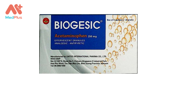 Thuốc Biogesic - Liều dùng, lưu ý, hướng dẫn, tác dụng phụ - Medplus.vn