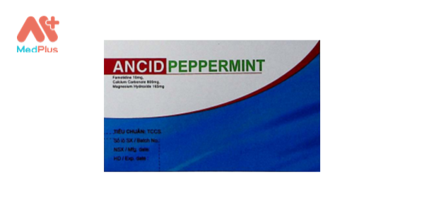 Thuốc Ancid Peppermint: Liều dùng & lưu ý, hướng dẫn sử dụng, tác dụng ...