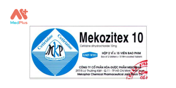 Thuốc Mekozitex 10: Liều dùng & lưu ý, hướng dẫn sử dụng, tác dụng phụ ...