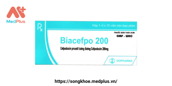 Thuốc Biacefpo 200: Liều dùng & Lưu ý, hướng dẫn sử dụng, tác dụng phụ ...