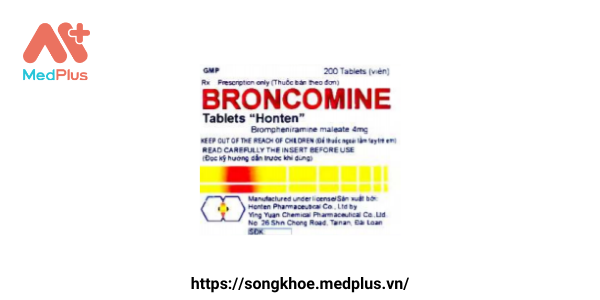Thuốc Broncomine Tablets "Honten": Liều dùng & Lưu ý, hướng dẫn sử dụng ...