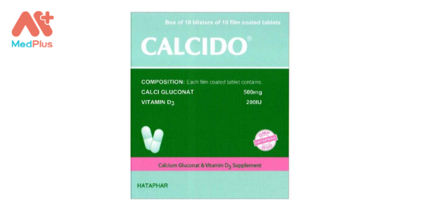 Thuốc Calcido : Liều dùng & lưu ý, hướng dẫn sử dụng, tác dụng phụ ...