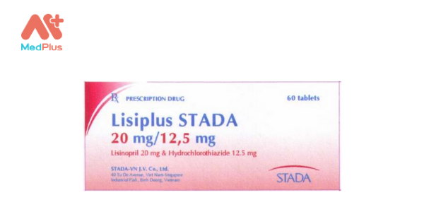 Thuốc Lisiplus Stada 20mg/12,5mg: Liều dùng, lưu ý, hướng dẫn, tác dụng ...