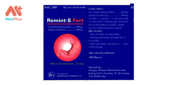 Thuốc Remint - S fort: Liều dùng & lưu ý, hướng dẫn sử dụng, tác dụng ...