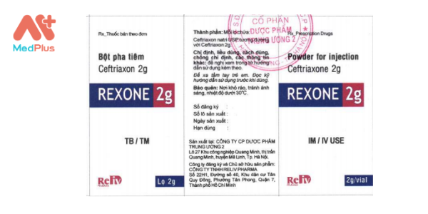 Thuốc Rexone 2g: Liều dùng & lưu ý, hướng dẫn sử dụng, tác dụng phụ ...
