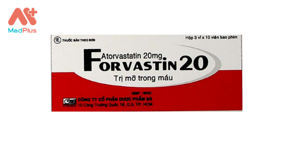 Thuốc Forvastin 20: Liều dùng & lưu ý, hướng dẫn sử dụng, tác dụng phụ ...
