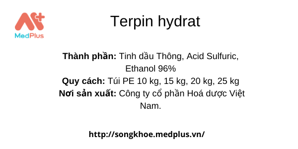 Thuốc Terpin hydrat: Liều dùng &lưu ý, hướng dẫn sử dụng, tác dụng phụ ...