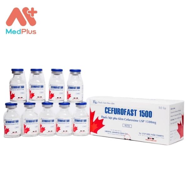 Thuốc kháng sinh Cefurofast 1500: cách sử dụng, liều dùng - Medplus.vn