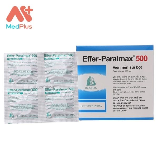 Thuốc Effer-Paralmax 500 giúp giảm đau, hạ sốt - Medplus.vn