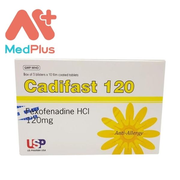 Cadifast 120-Thuốc chống dị ứng, điều trị viêm mũi - Medplus.vn